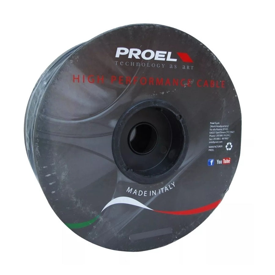 Cable proel X 100mts HPC210BK – c&celectronica