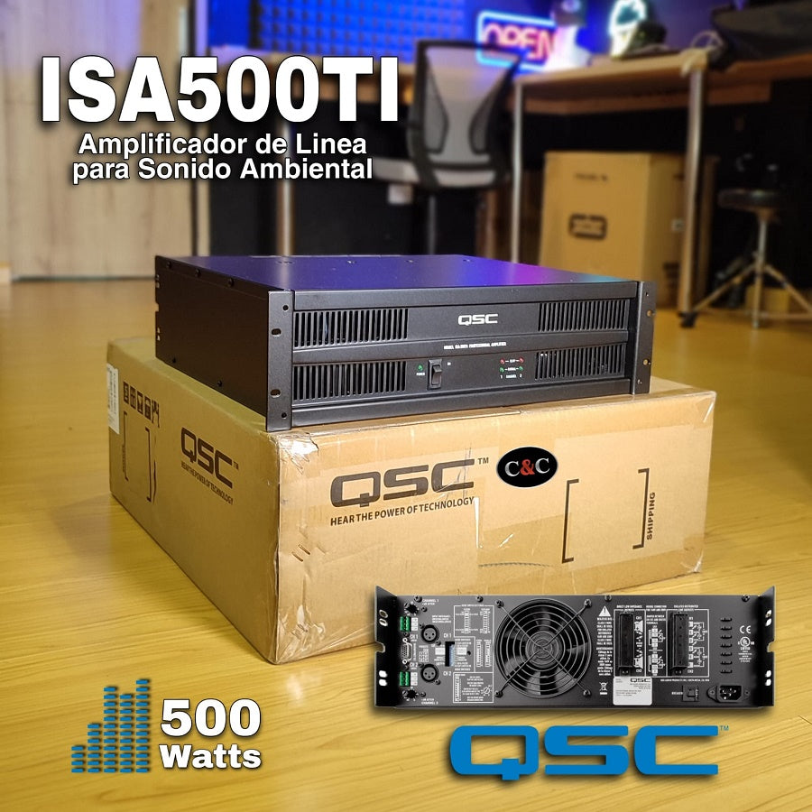 Amplificador de linea QSC ISA500TI – c&celectronica